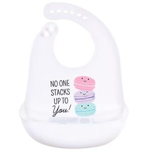 Hudson Baby Unisex Baby Silicone Bibs, Sweetest Cupcake, One Size