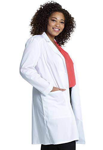 Cherokee Women Scrubs Lab Coat 37" CK421, M, White