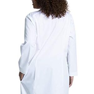 Cherokee Women Scrubs Lab Coat 37" CK421, M, White