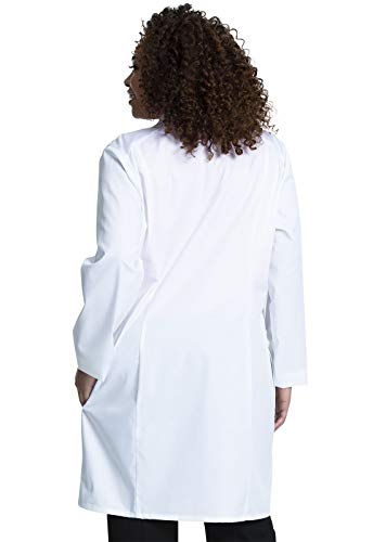 Cherokee Women Scrubs Lab Coat 37" CK421, M, White