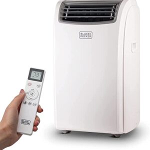 BLACK+DECKER 12,500 BTU Portable Air Conditioner with Remote Control, White