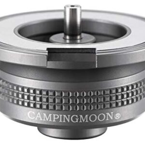 CAMPINGMOON Camping Gas Stove Adapter, Input: EN417 Lindal Valve Canister, Output: Butane Gas Stove Z13M