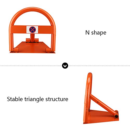 WKK-PB Parking Lock Obstacle Thicken Anti-Collision Parking Space Block Parking Pile Special Car Stop for Underground Garage 40cm30cm40cm Anti-Occupancy Artifact