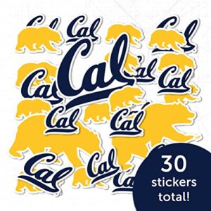 University of California Berkeley Sticker Golden Bears Cal UC Stickers Vinyl Decals Laptop Water Bottle Car Scrapbook T1 (Type 1-1)