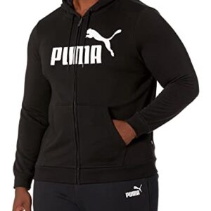 PUMA Men's Essentials Small Logo Hoodie, Black, XL