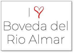 i love boveda del rio almar, fridge magnet (design 2)