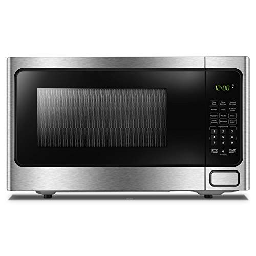 Designer 1.1 Microwave With Stainless Steel Front Silver Finish Auto Shut Off