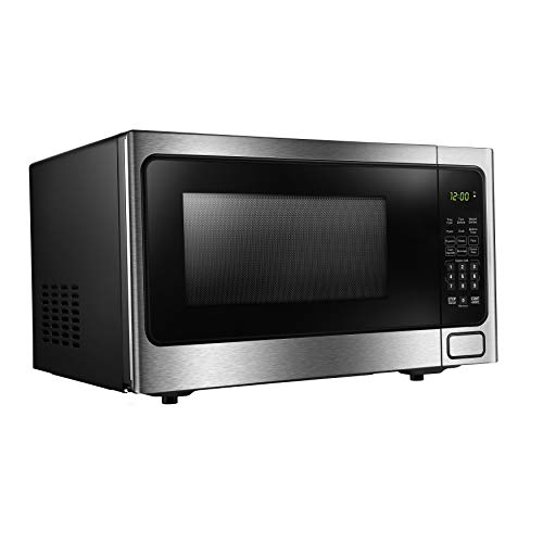 Designer 1.1 Microwave With Stainless Steel Front Silver Finish Auto Shut Off