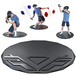 XPACK VR Mat - 35" Round Anti Fatigue Mat - Virtual Reality Matt Helps Determine Direction and Position of Your Feet During Game, Prevents Players from Hitting and Breaking Objects in Surroundings