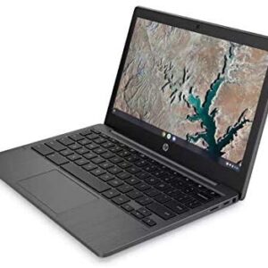 HP Chromebook 11-inch HD Laptop, MediaTek MT8183, MediaTek Integrated Graphics, 4 GB RAM, 32 GB eMMC Storage, Chrome OS (Gray)