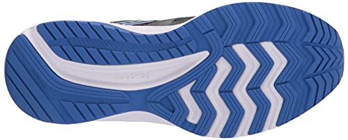 Saucony Women's Cohesion 14 Road Running Shoe, Charcoal/Jewel, 9