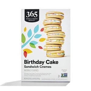 365 by whole foods market, birthday cake sandwich creme, 20 ounce