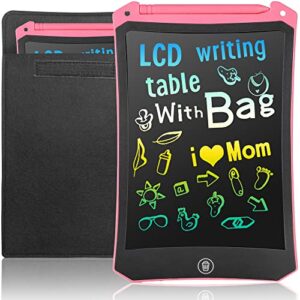 lcd writing tablet for kids doodle board with bag, electronic sketch drawing tablet drawing pad activity games drawing board, leyaoyao toddler travel learning toy - gift for 3-6 years old girl boy