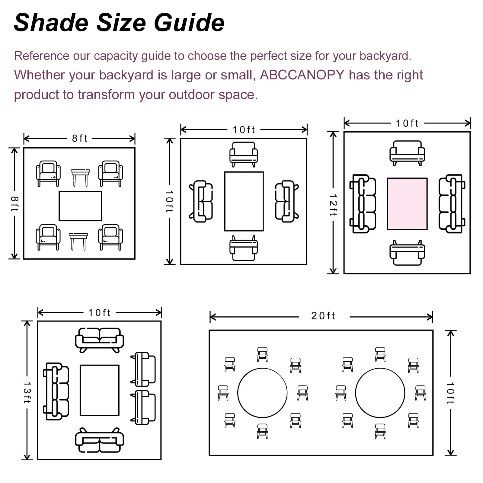 Sturdy Patio Gazebo 10 Ft x 12 Ft with Mosquito Netting by ABCCANOPY