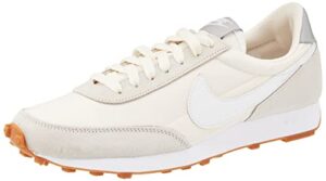 nike women's daybreak shoe, summit white/white/pale ivory, 7.5