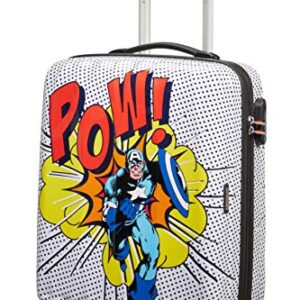 American Tourister, hand luggage, Multicolored (Captain America Pop Art), S (55 cm-36 L)