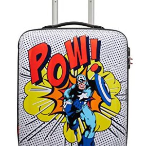 American Tourister, hand luggage, Multicolored (Captain America Pop Art), S (55 cm-36 L)