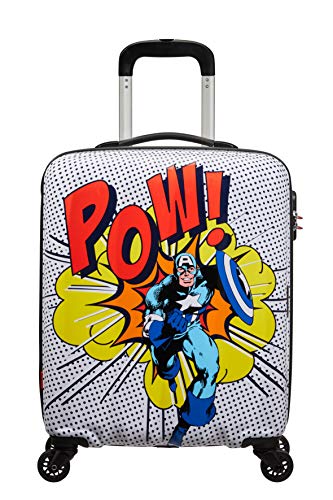 American Tourister, hand luggage, Multicolored (Captain America Pop Art), S (55 cm-36 L)