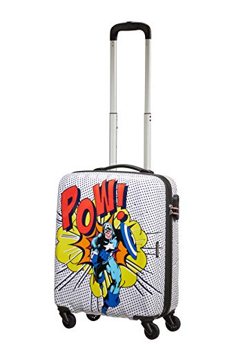 American Tourister, hand luggage, Multicolored (Captain America Pop Art), S (55 cm-36 L)