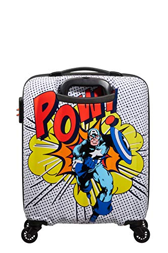 American Tourister, hand luggage, Multicolored (Captain America Pop Art), S (55 cm-36 L)