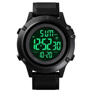 cke men's digital sports watch large face military waterproof watches for men with stopwatch alarm