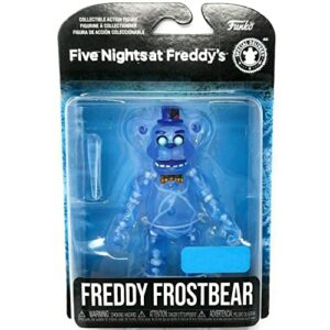 five nights at freddy's articulated freddy frostbear action figure, 5 inch