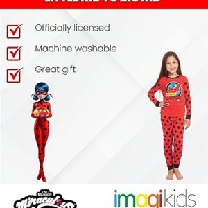 Miraculous Ladybug Little Girls Breathable Pullover Pajama Shirt & Pajamas Pants Red 6X