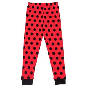 Miraculous Ladybug Little Girls Breathable Pullover Pajama Shirt & Pajamas Pants Red 6X