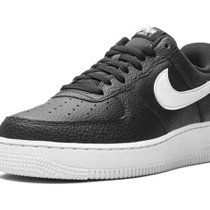 NIKE Men's Low-Top Sneakers Basketball Shoe, Black White, 14