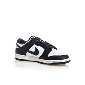 Nike Dunk Low Retro Mens Basketball Shoes, White Black White, 10 US