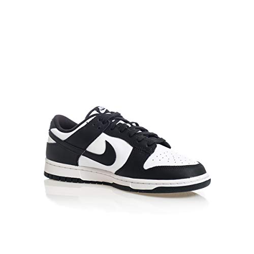 Nike Dunk Low Retro Mens Basketball Shoes, White Black White, 10 US