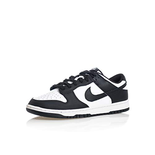 Nike Dunk Low Retro Mens Basketball Shoes, White Black White, 10 US