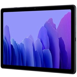 samsung galaxy tab a7 64gb 10.4-inch tablet (wi-fi only, gray) with 64gb microsd memory card (renewed)