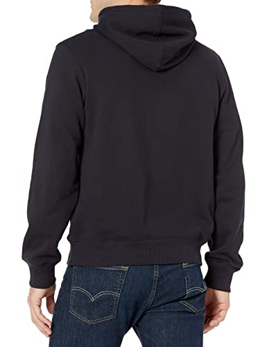 Lacoste Men's Long Sleeve 1927 Graphic Hooded Sweatshirt, Abysm, S