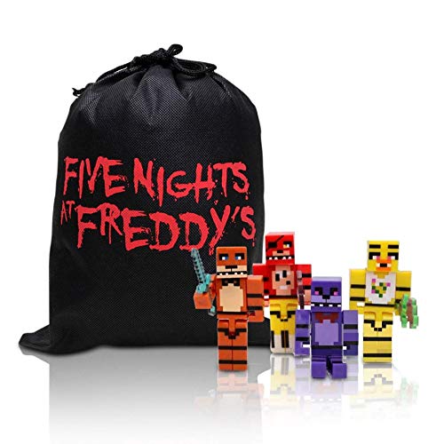 VANVENE Action Figures FNAF Mini Figurine Toys 8pcs/Set & Bag