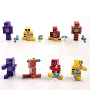 VANVENE Action Figures FNAF Mini Figurine Toys 8pcs/Set & Bag