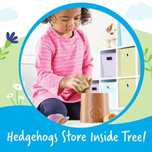 Learning Resources Spike the Fine Motor Hedgehog Sensory Tree House - 7 Pieces, Ages 18+ months Fine Motor and Sensory Toy, Toddler Educational Toys, Montessori Toys