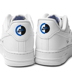 Nike Women's Air Force 1 '07 Shoes, White/Hyper Royal/Black/White, 12