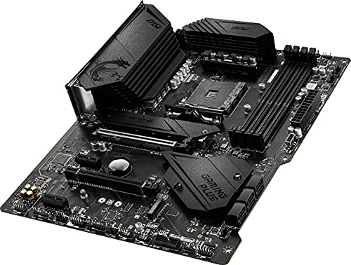 MSI MPG B550 Gaming Plus Computer Gaming Motherboard (AMD AM4, Ryzen 5000 & 3000 Series, DDR4, PCIe 4.0, SATA 6Gb/s, M.2, USB 3.2 Gen 2, HDMI/DP, ATX) AMD PC Motherboards (Renewed)