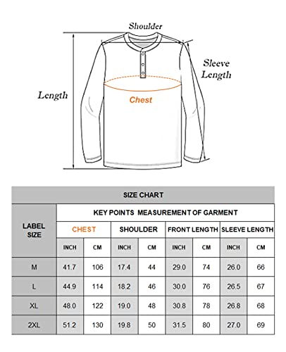 QUALFORT Men's Waffle Henley Shirt Lightweight Long Sleeve Classic Stitch Pullover Sweater Beige Large