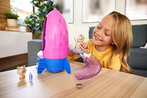 Barbie Space Discovery Chelsea Doll & Rocket Ship-Themed Playset with Puppy