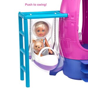 Barbie Space Discovery Chelsea Doll & Rocket Ship-Themed Playset with Puppy