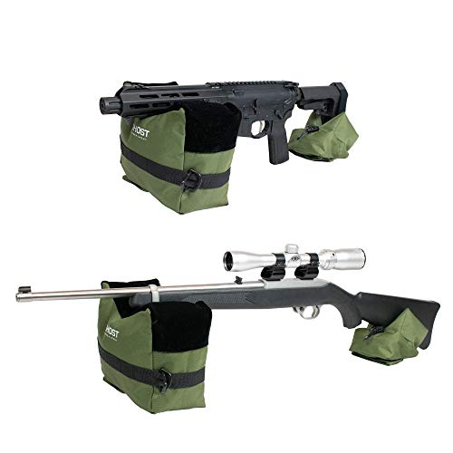 Ghost Concealment Shooting Rest Bags Front & Rear rifle support bags - Sand Bag Stand Holders for Rifles, Shooting, Range and Hunting - Pistol shooting bag - Unfilled