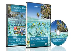 ocean and underwater dvd - under and above the pacific ocean - fly over tropical paradise - row over coral reefs and dive with the turtles