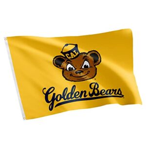 desert cactus university of california berkeley flag golden bears cal uc flags banners 100% polyester indoor outdoor 3x5 (style 7)