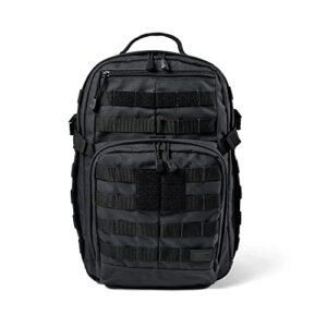 5.11 tactical backpack – rush 12 2.0 – military molle pack, ccw and laptop compartment, 24 liter, small, style 56561, double tap