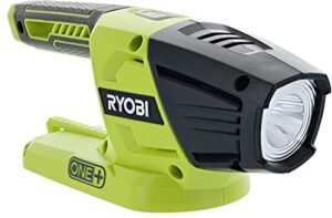 ryobi p705 one+ 18v lithium ion led 130 lumen flashlight (battery not included) (renewed)