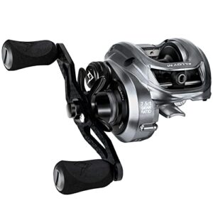 piscifun alloy m baitcasting fishing reel, aluminum frame baitcaster reel, 22lbs max drag, 7.5:1 gear ratio low profile fishing reel, saltwater/freshwater casting reel (right handed)