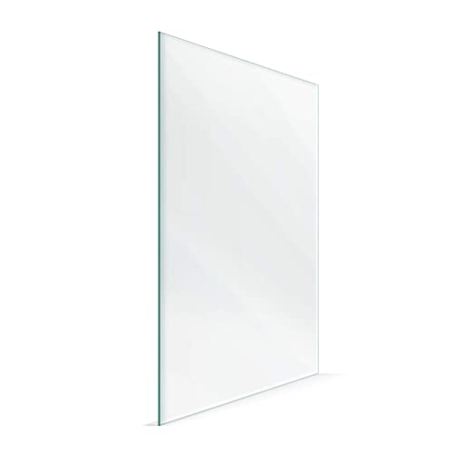 FrameStarr 11x14 Heat-Strengthened Glass, Crystal Clear, Shatterproof & Scratch Proof Picture Frame Replacement Glass, Semi-Tempered Glass Cover Sheet