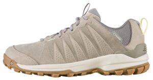 oboz sypes low leather b-dry hiking shoe - women's gravel 8.5